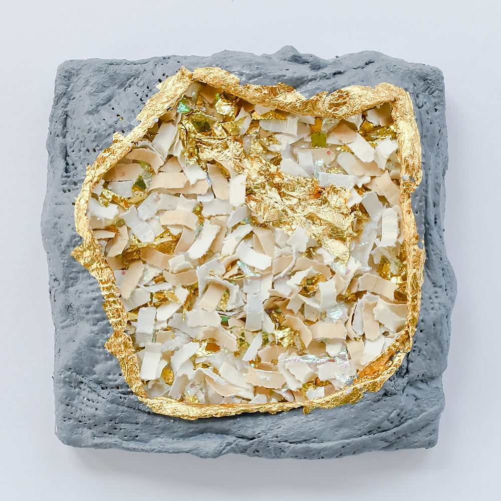 Confetti Geode 020 (Original Art, 4"x4") – The Confetti Bar