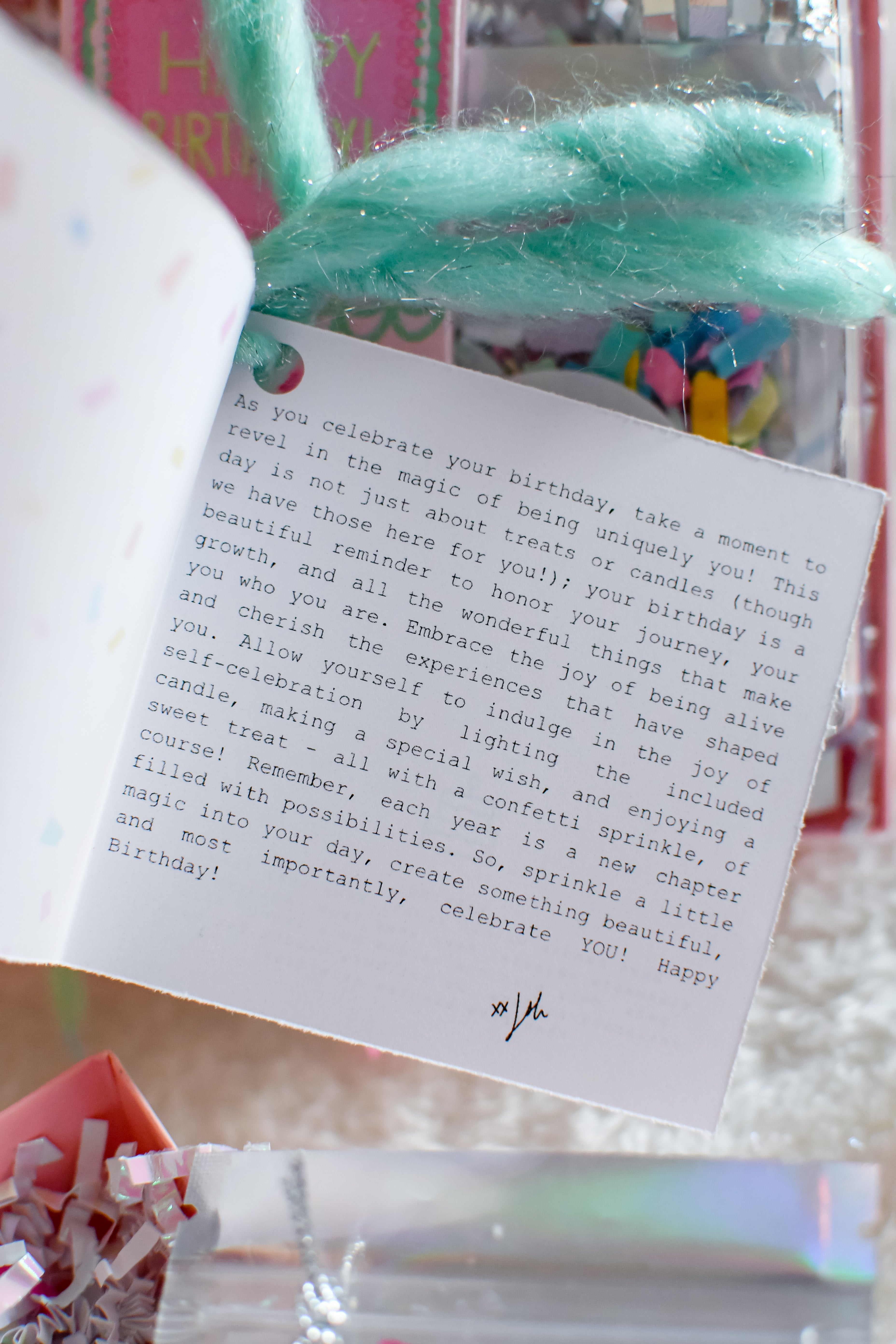 Birthday Celebration Box – The Confetti Bar