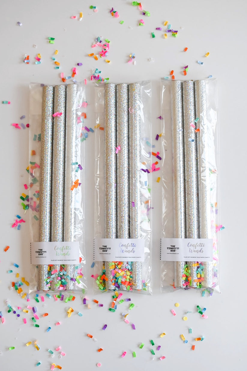 Confetti Wands (Set of 3) – The Confetti Bar