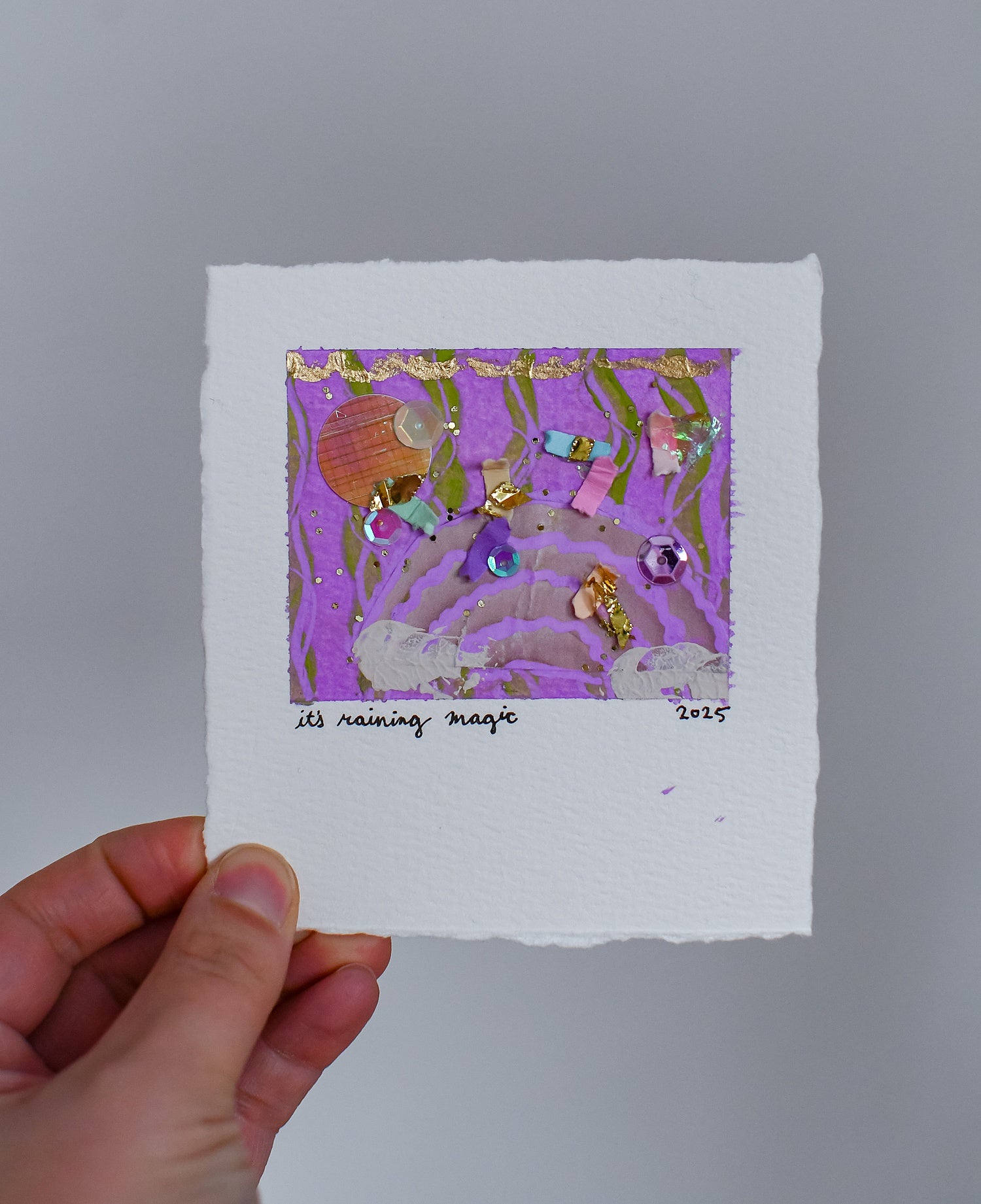 "it's raining magic" Original Art – The Confetti Bar