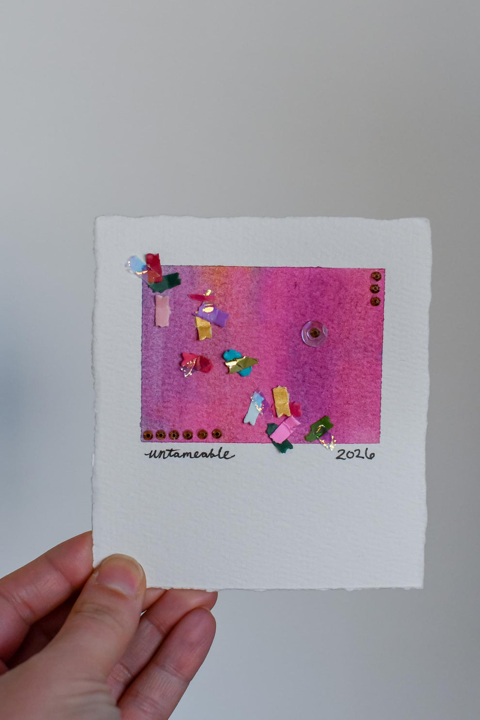 "untameable" Original Art – The Confetti Bar