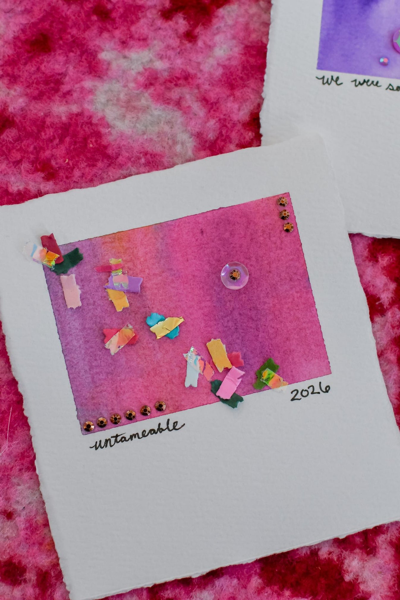 "untameable" Original Art – The Confetti Bar